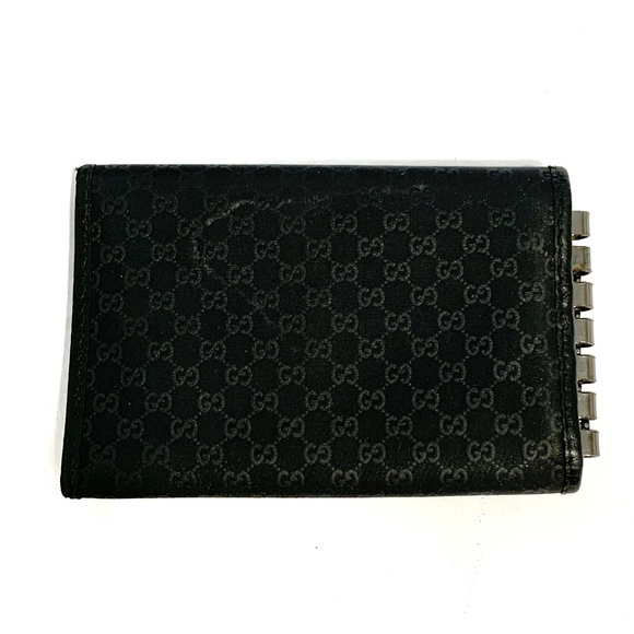 Gucci | Accessories | Gucci Key Case In Black Nylon | Poshmark